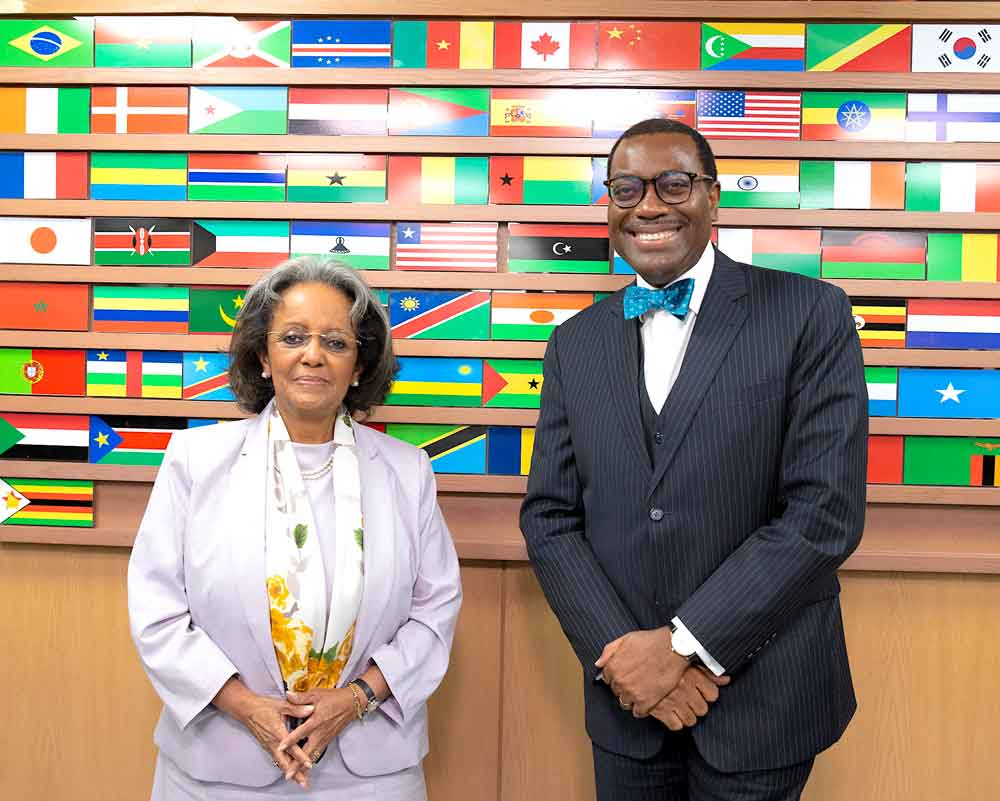 Ethiopian President Sahle-Work Zewde and African Development Bank chief ...
