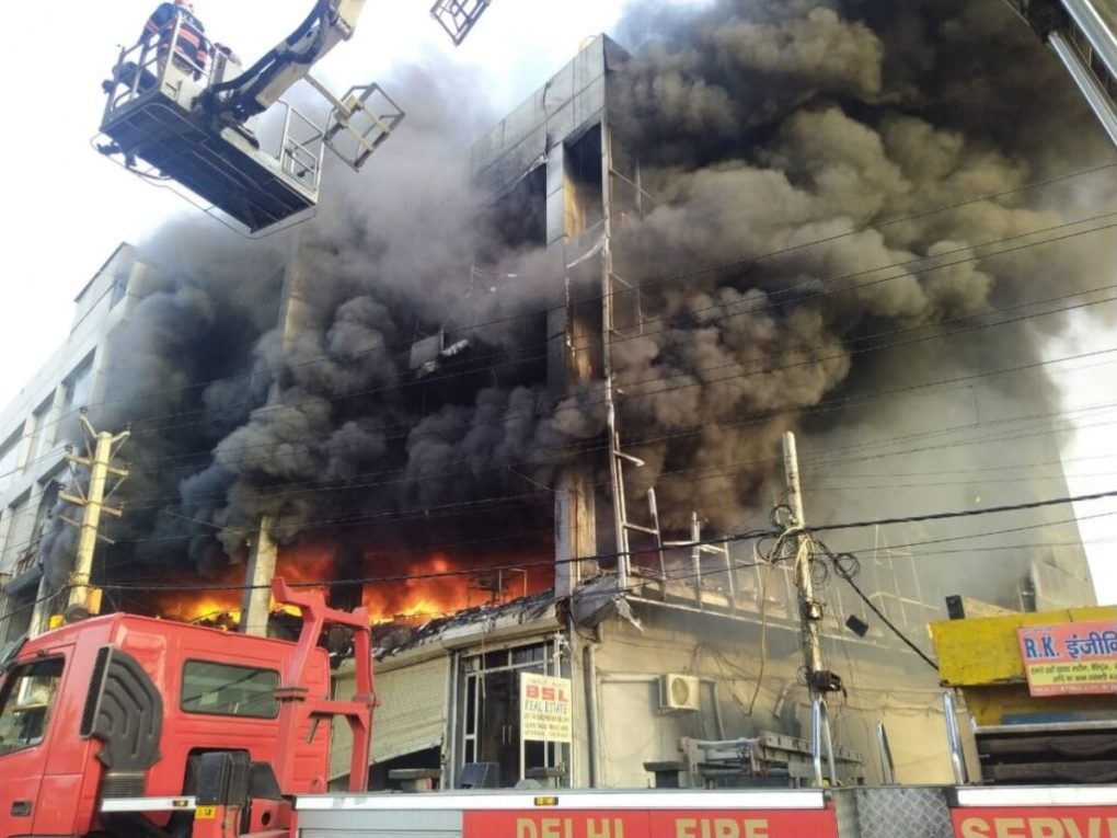 Tragic! India's fire razed four-storey commercial building claims 27 ...