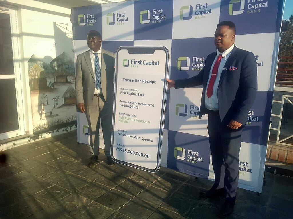 First Capital Bank aids Beit Cure International - The Maravi Post