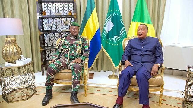 Gabon's transitional leader, The Congo president hold talks - The ...