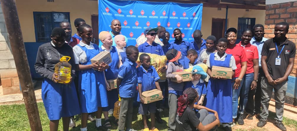 UGI donates MK3 million food supplies to visually impaired learners ...