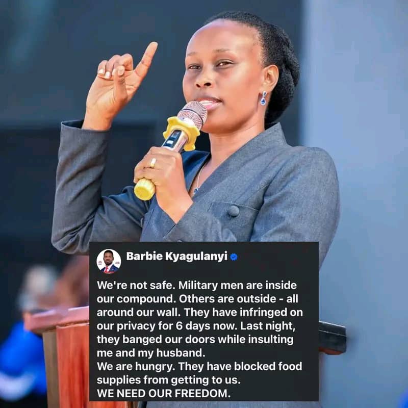 Desperate Bobi Wine's Wife Barbie cries out for help as security forces ...