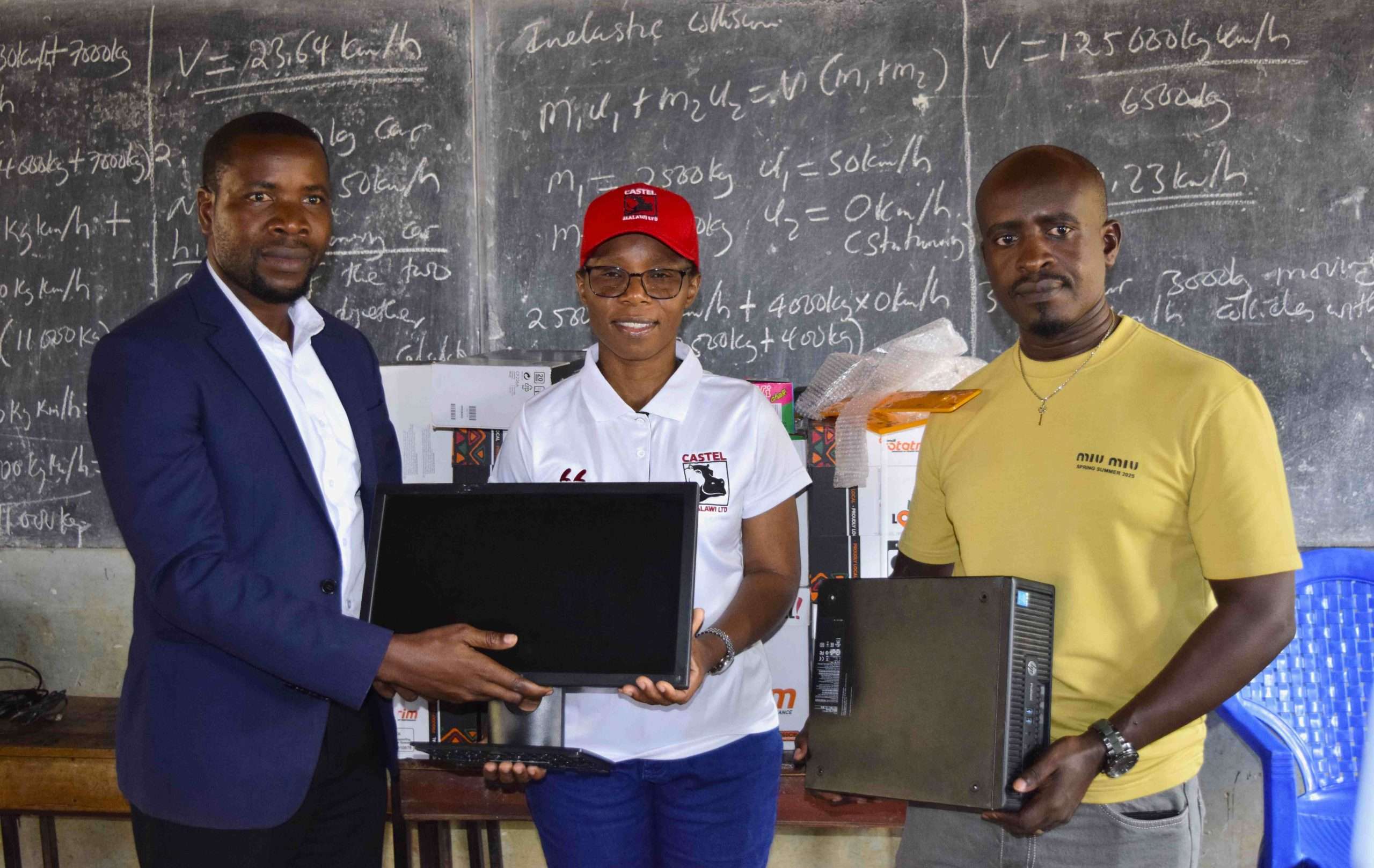Castel Malawi, distributor donates ICT equipment to school - The Maravi ...